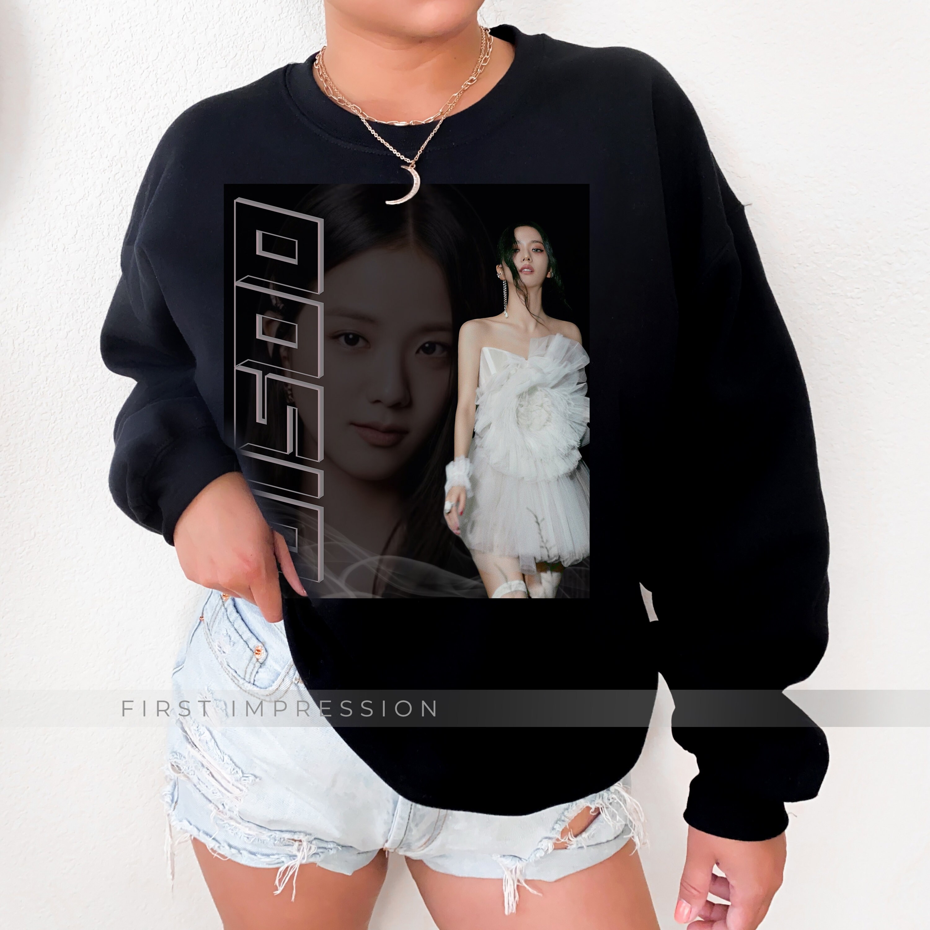 Camiseta Jisoo Blackpink Banda Kpop Famosa Merch Para Hombre Mujer