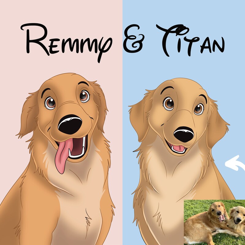 Pet Disneyfication - Etsy