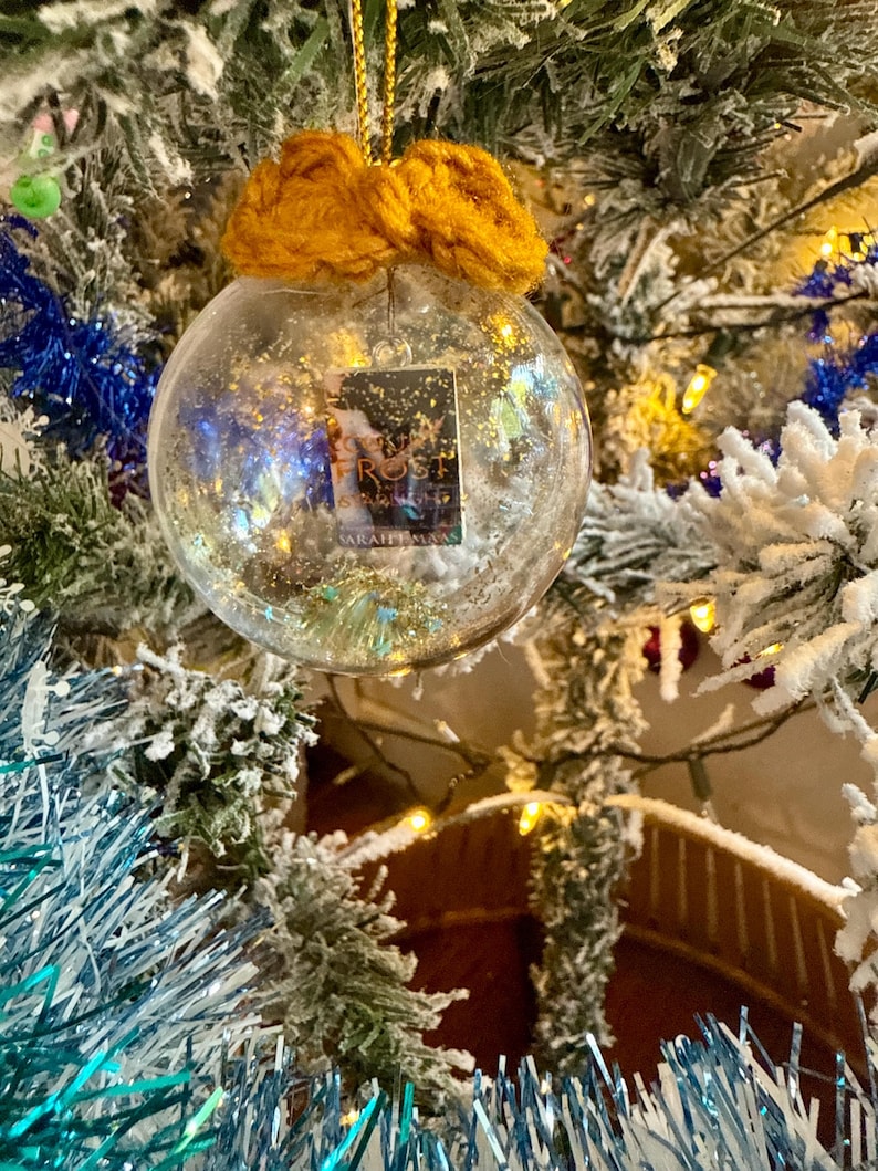Mini Book Bauble - A Court of Frost and Starlight | Christmas | Decor ...