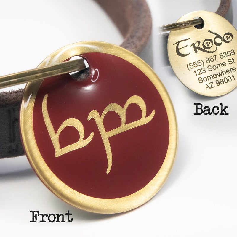 Initial Dog Tags - Etsy