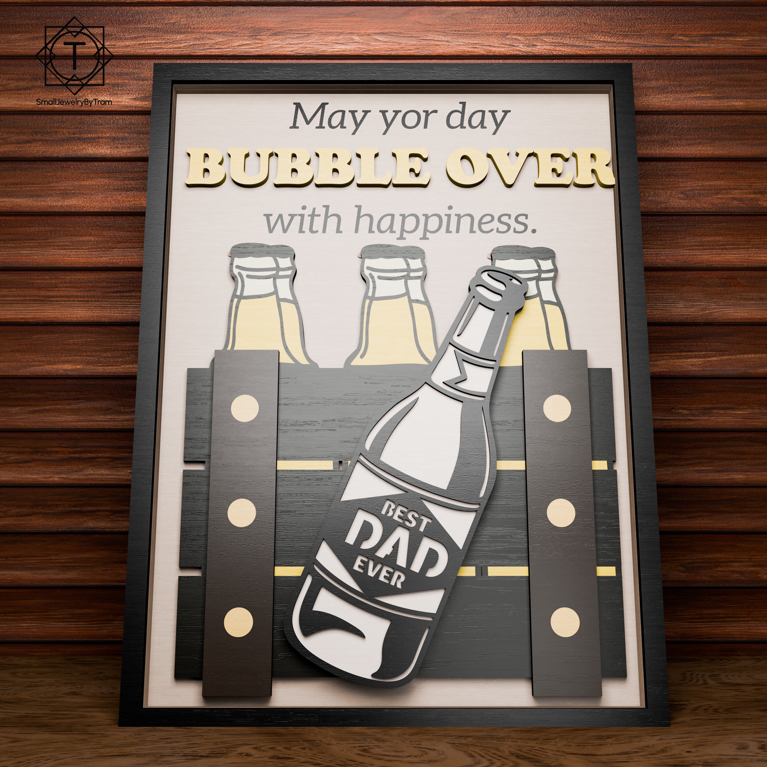 Best Dad Ever Beer Sign Svg, Beer Dad Sign Laser Cut, Beer Dad Svg ...