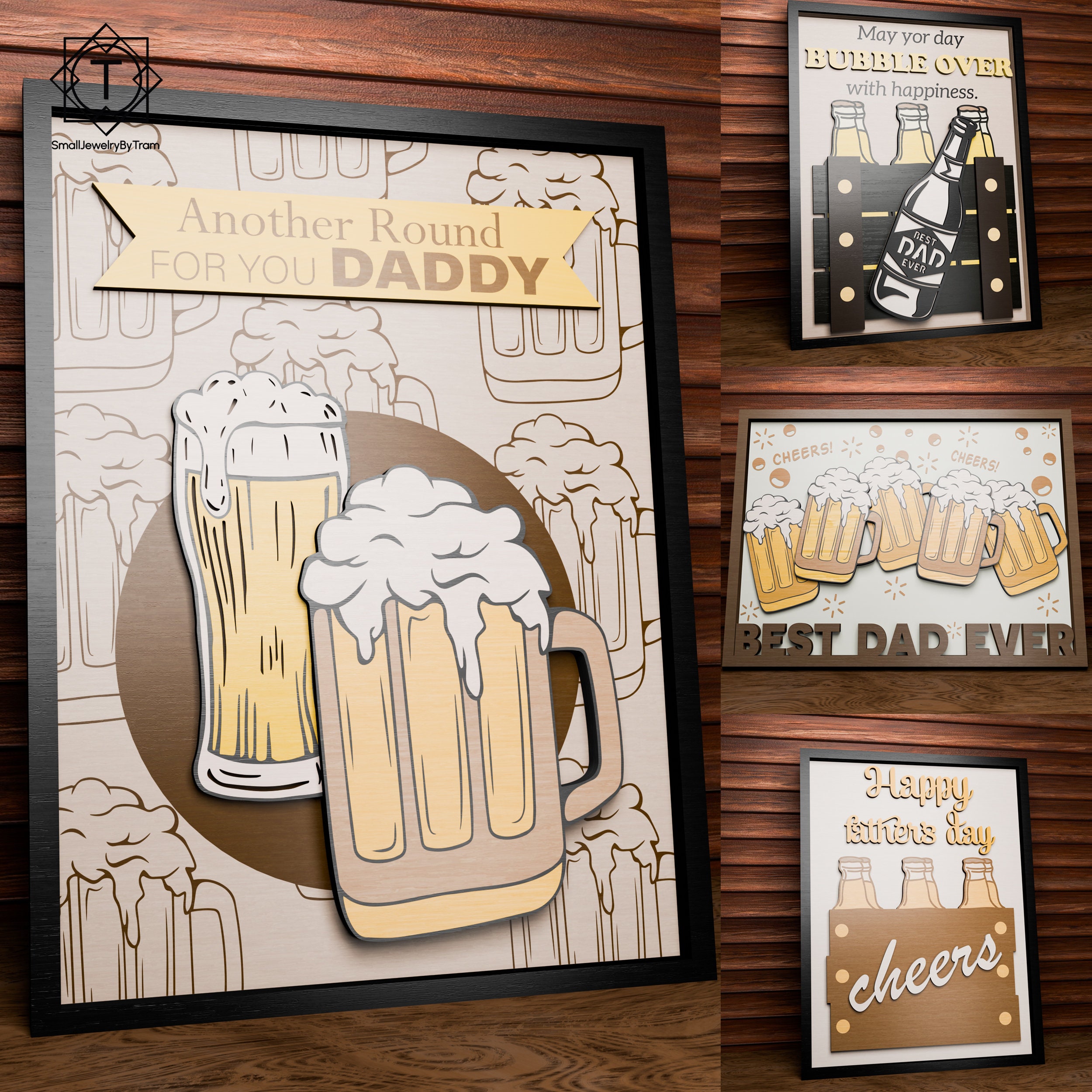 Best Dad Ever Beer Sign Svg, Beer Dad Sign Laser Cut, Beer Dad Svg ...