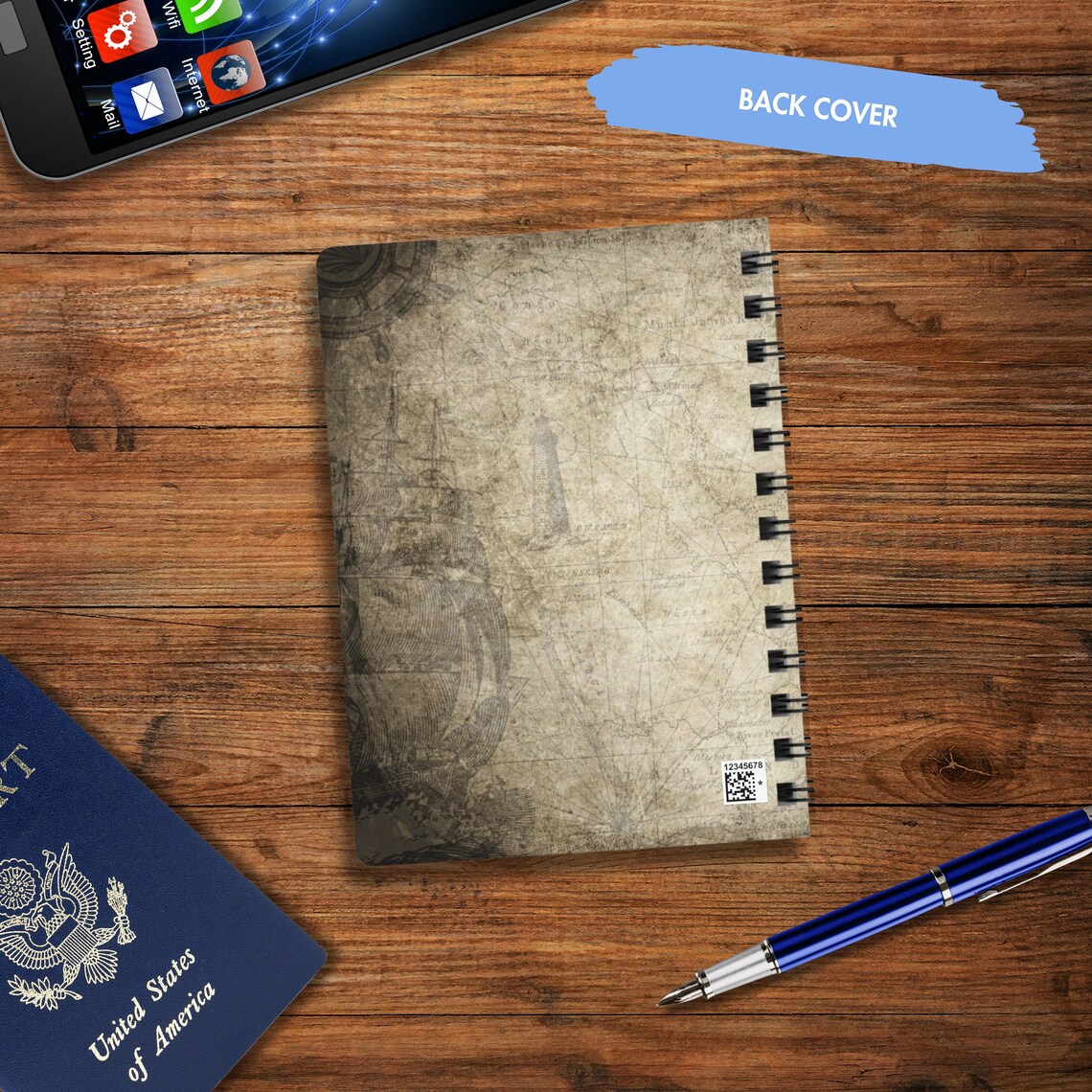 Personalized Travel Journal Custom Adventure Journal Gift for Traveler ...