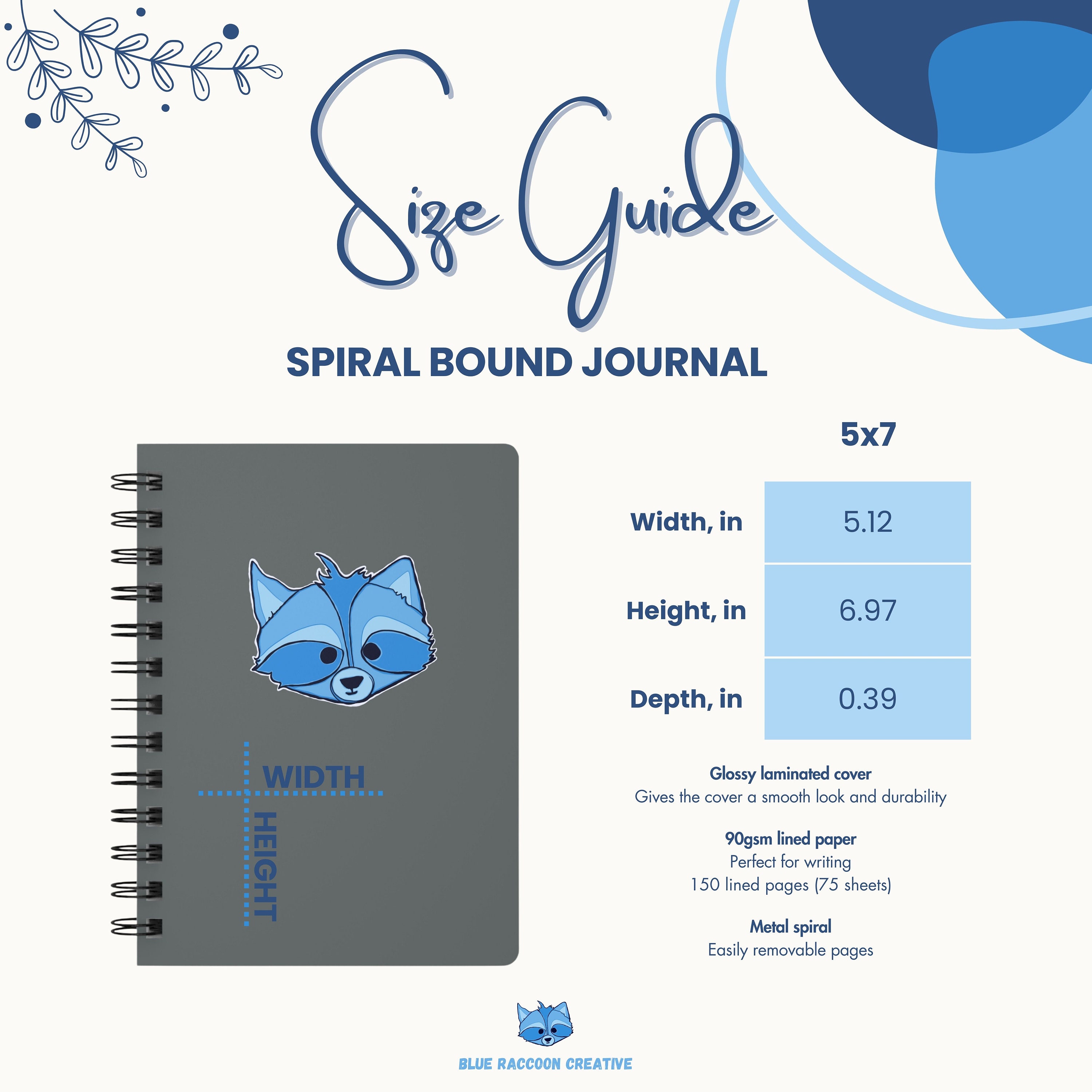 Math Spiral Bound Journal Mathematics Notebook Vintage Book Style ...