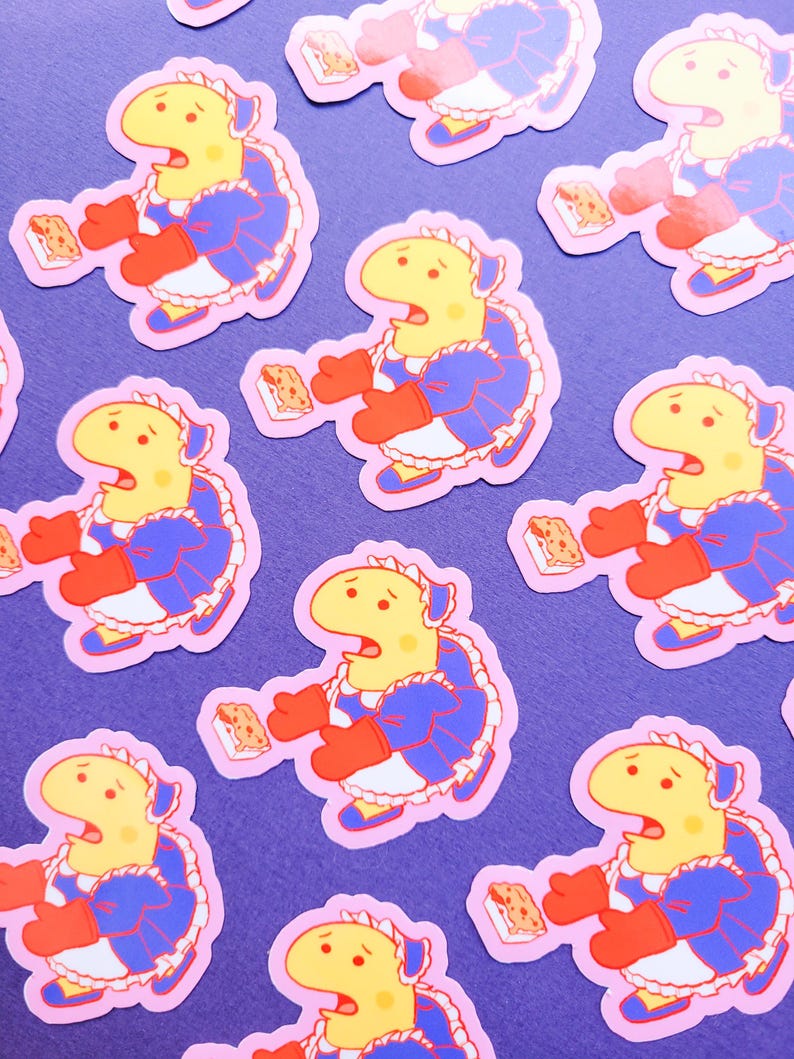 Maid Charlie Smiling Friends Sticker - Etsy