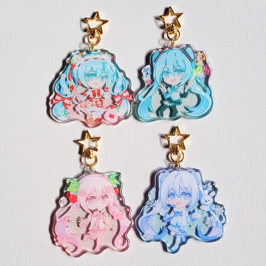 Miku Keychain - Etsy