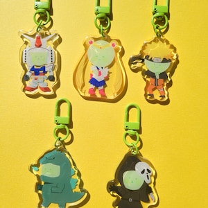 Smiski in Cosplay Gacha Keychain - Etsy
