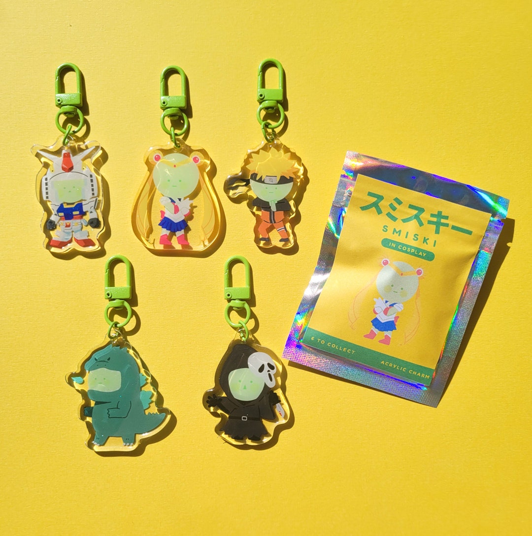 Smiski in Cosplay Gacha Keychain - Etsy