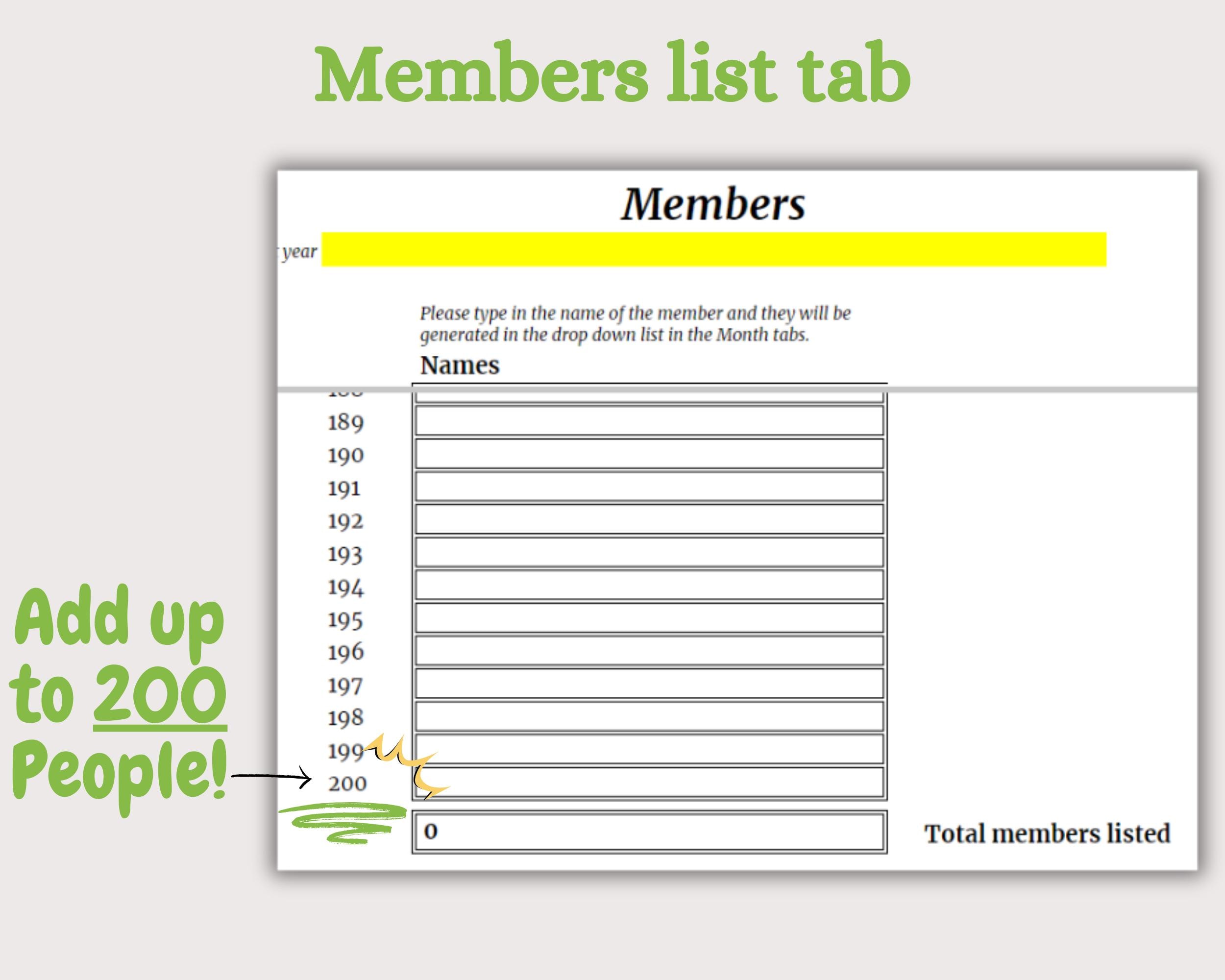 Church Donations Monthly Sheet 200, Tithe, Google Sheet, Bookkeeping ...