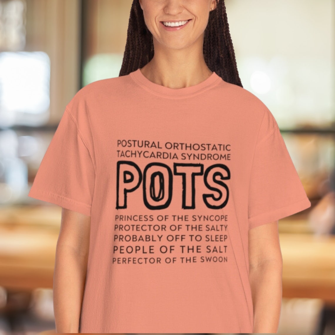 Funny POTS Syndrome Alternative Names, Unisex Garment-dyed Bright ...