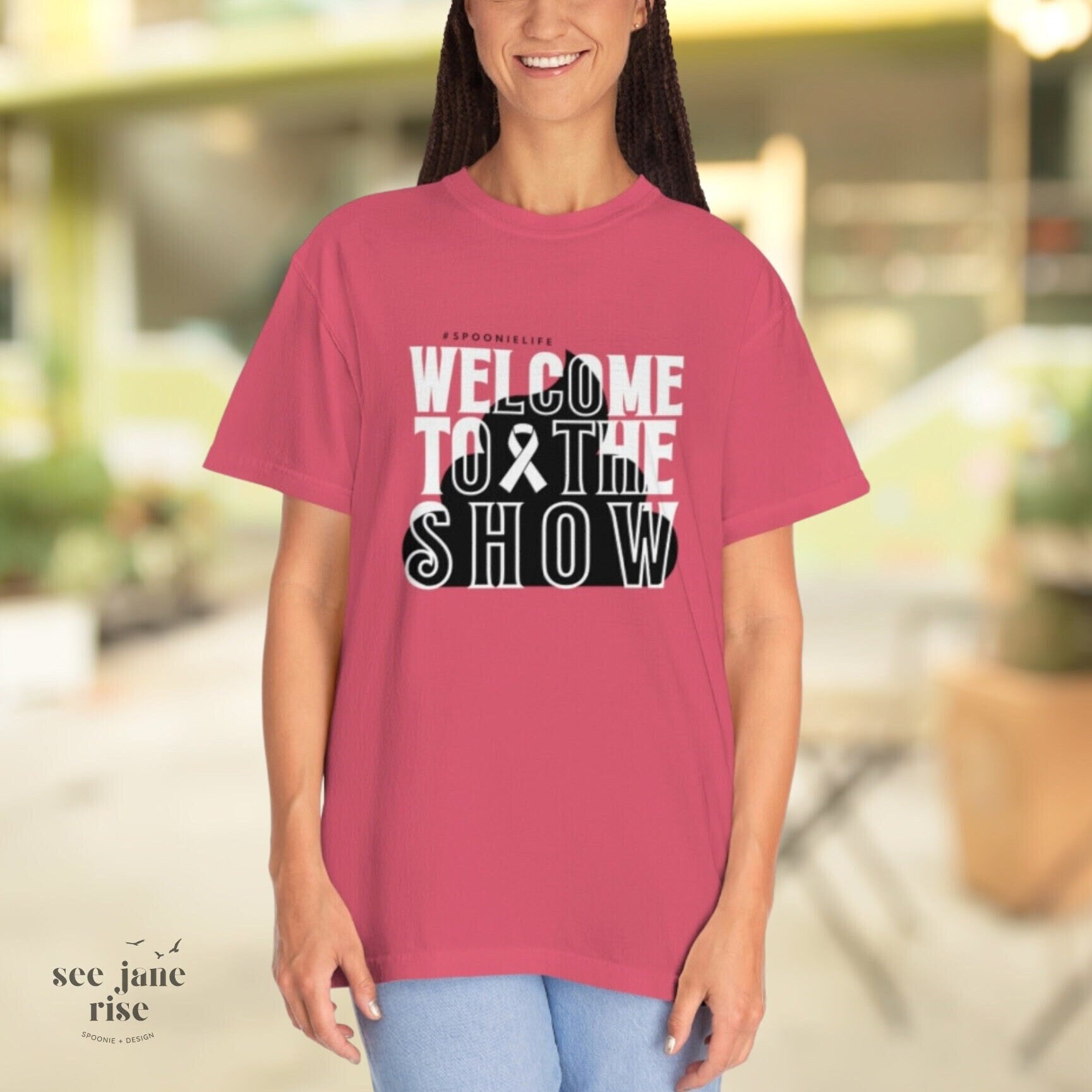 Welcome to the Shit Show Poop Emoji Spoonie Life Unisex - Etsy