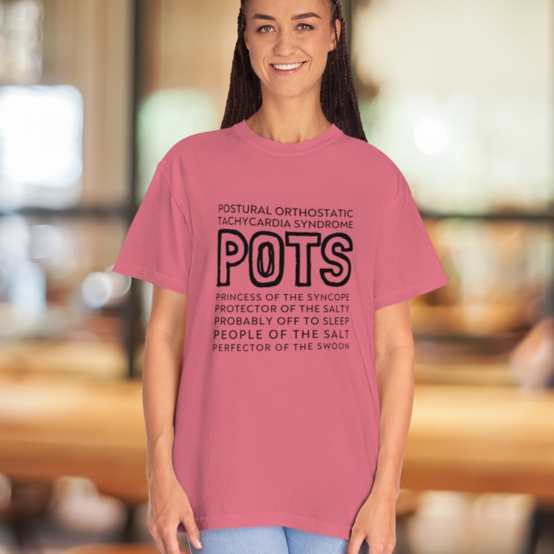 Funny POTS Syndrome Alternative Names, Unisex Garment-dyed Bright ...