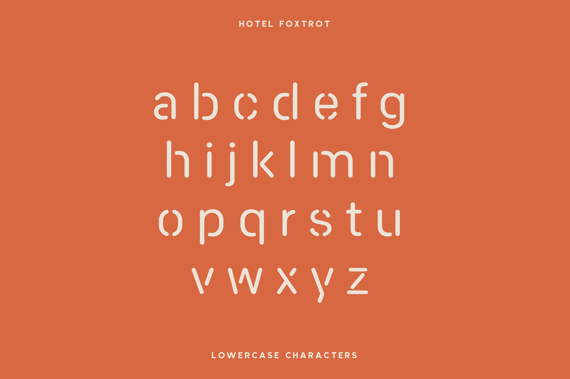 Hotel Foxtrot - Modern Stencil - Etsy