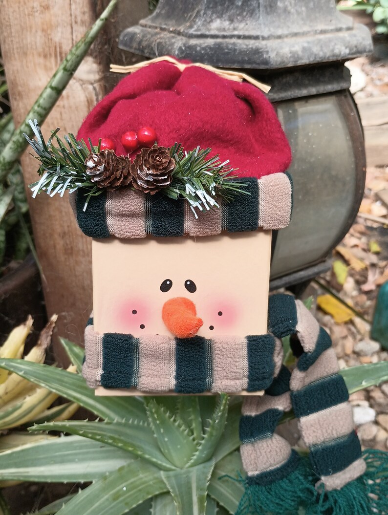 Jolly Snowman Treat Containers With a BONUS Ornament Inside - 4 ...