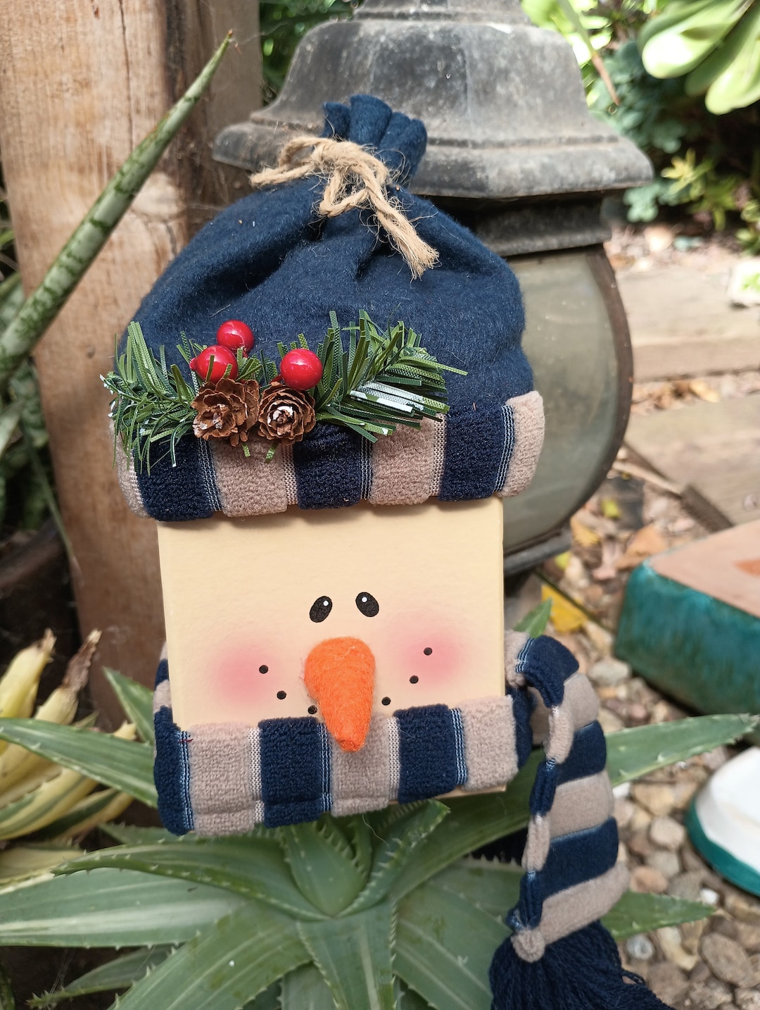 Jolly Snowman Treat Containers With a BONUS Ornament Inside - 4 ...
