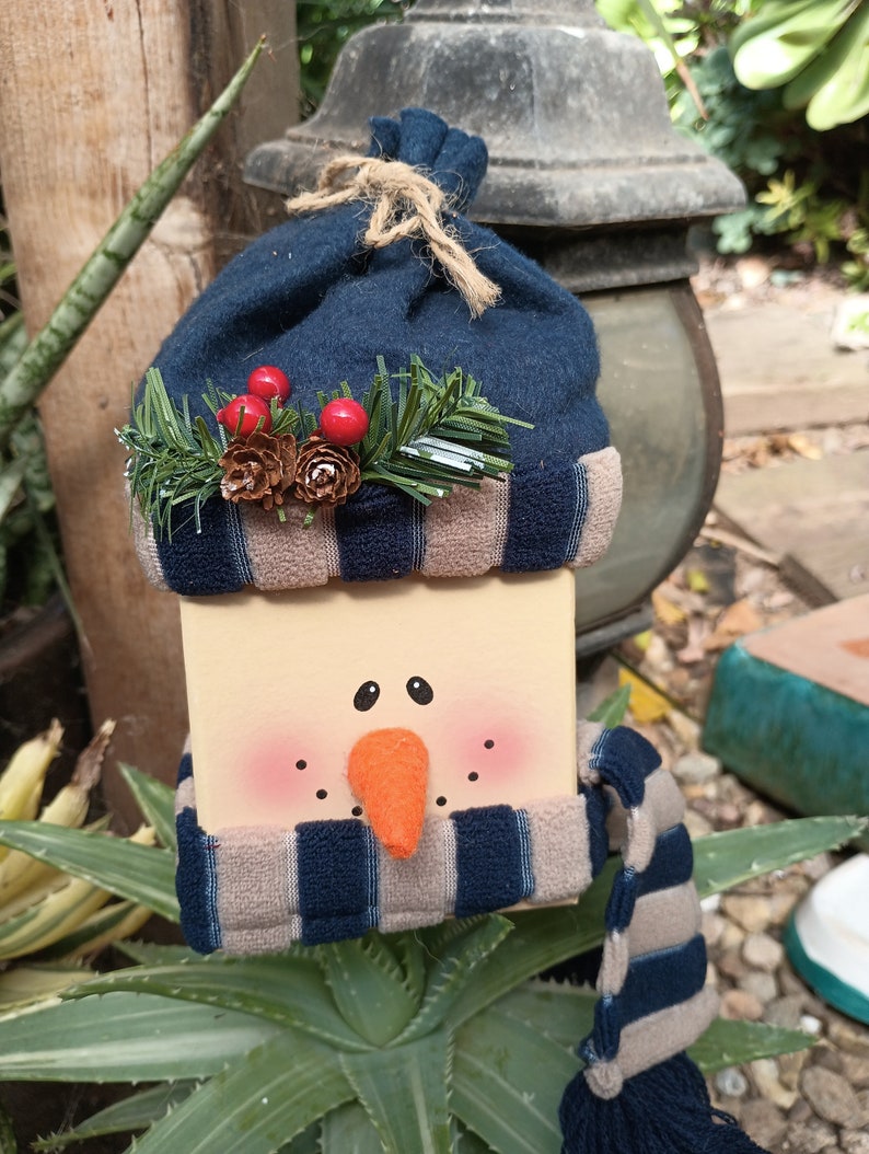 Jolly Snowman Treat Containers With a BONUS Ornament Inside - 4 ...