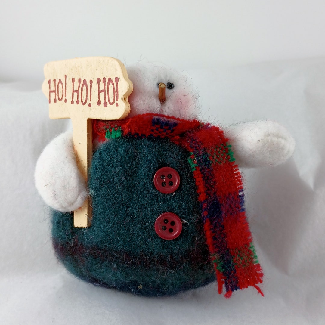 Felted Snowman Christmas Pin, Rosy Cheeks, Handmade Holiday Decor - Etsy