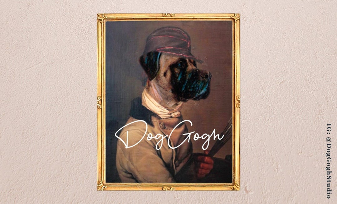Personalized Pet Portrait, Royalty Pet Portrait, Royal Pet Painting ...
