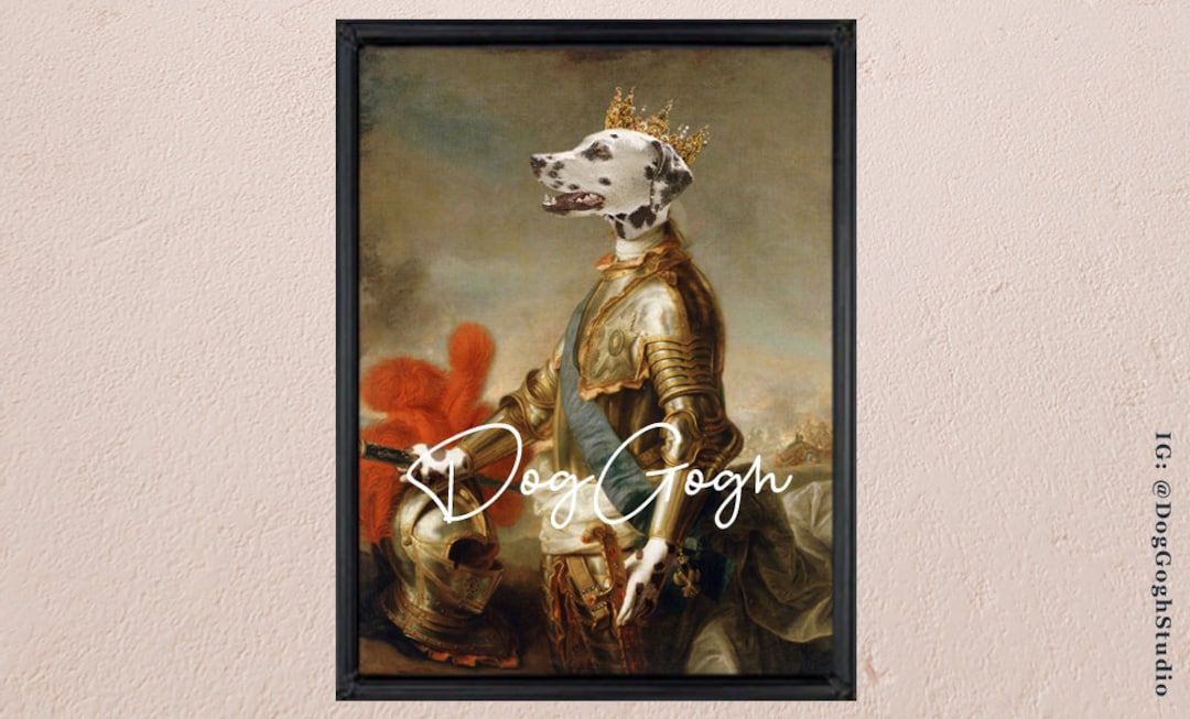 Regal Custom Pet Portrait, Royalty Pet Portrait, Dog Portrait, Cat ...