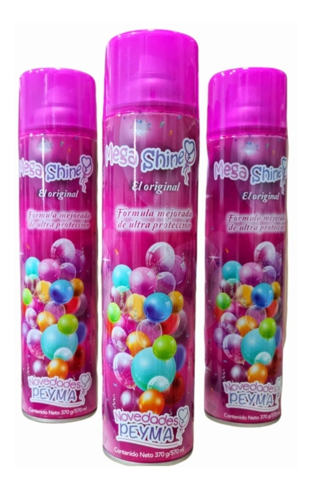 Novedades Peyma-mega Shine 570 Ml the Only Aerosol Balloon - Etsy