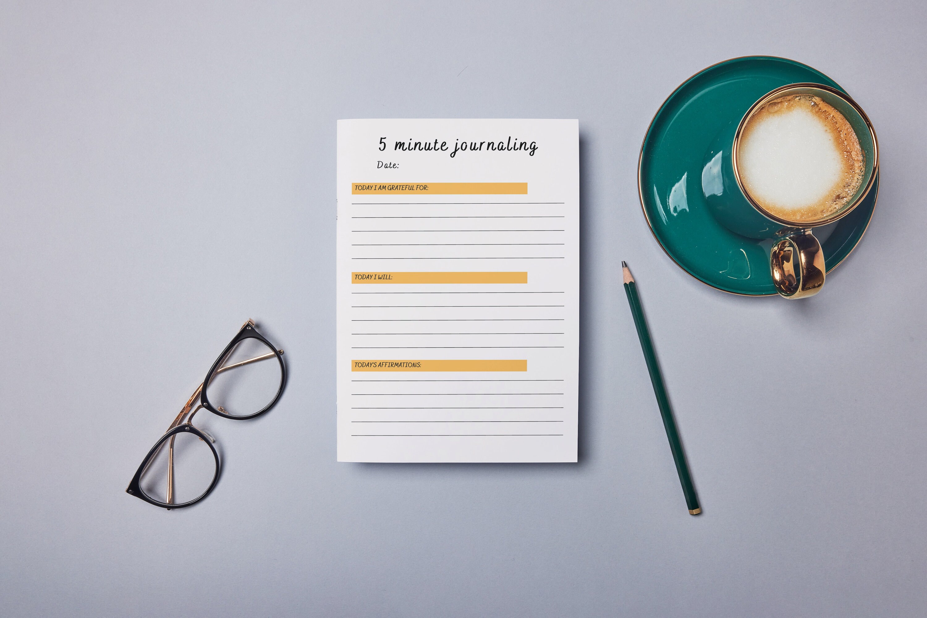 Daily Morning Journal Template; Instant Downloadable Printable - Etsy