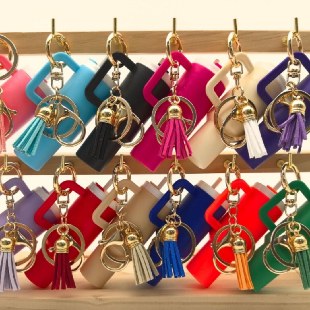 Mini Tumbler Chapstick Holder |school Bag |key Ring | Lip Balm|cute ...