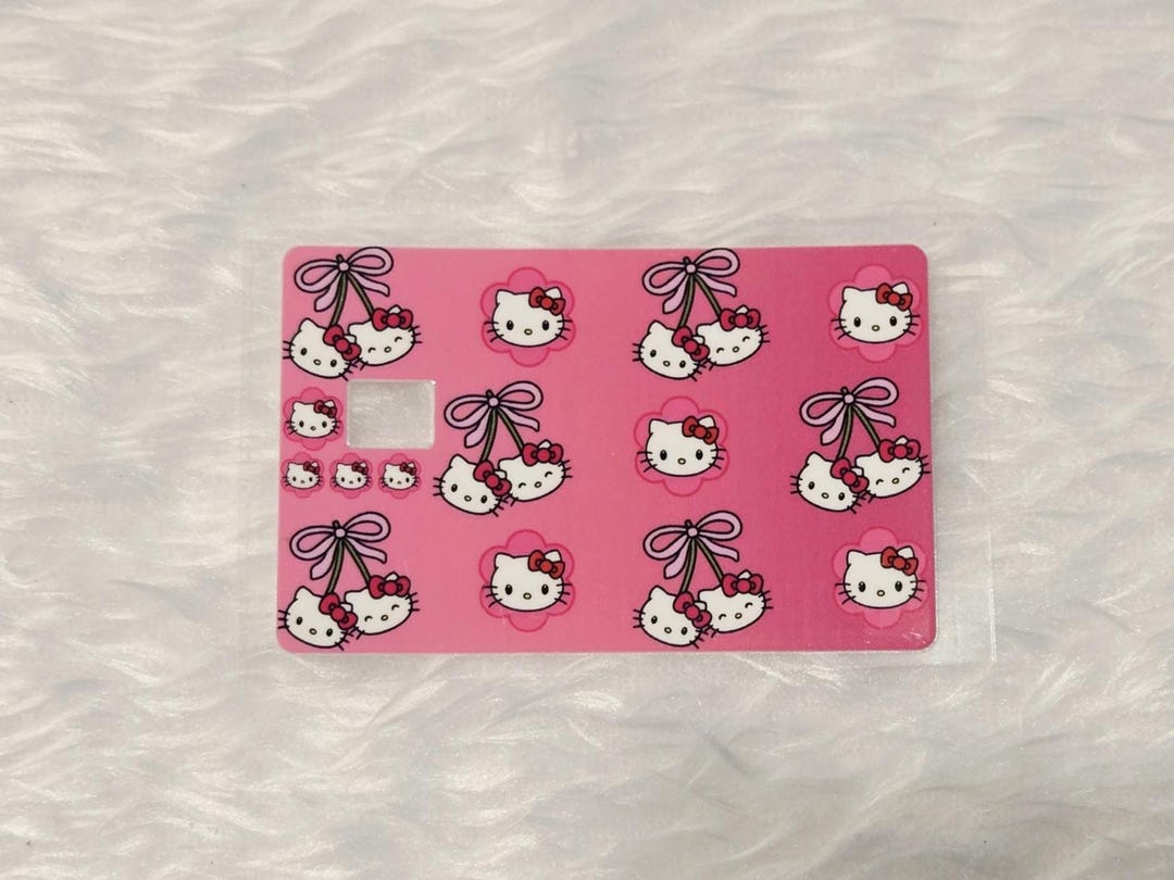 UV DTF Kitty | Debit & Credit Bank Card Wrap| Waterproof Vinyl Sticker ...