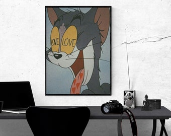 Tom in Love Print - Etsy