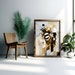 Bee Minimalist Wall Art Print, Modern Boho Style Art, Bee Minimalist ...