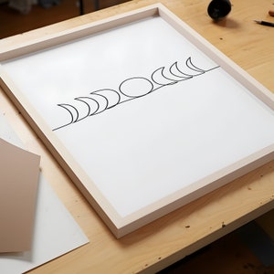Sun Minimalist Line Art, Sun Wall Art Print, Line Art Poster Print ...