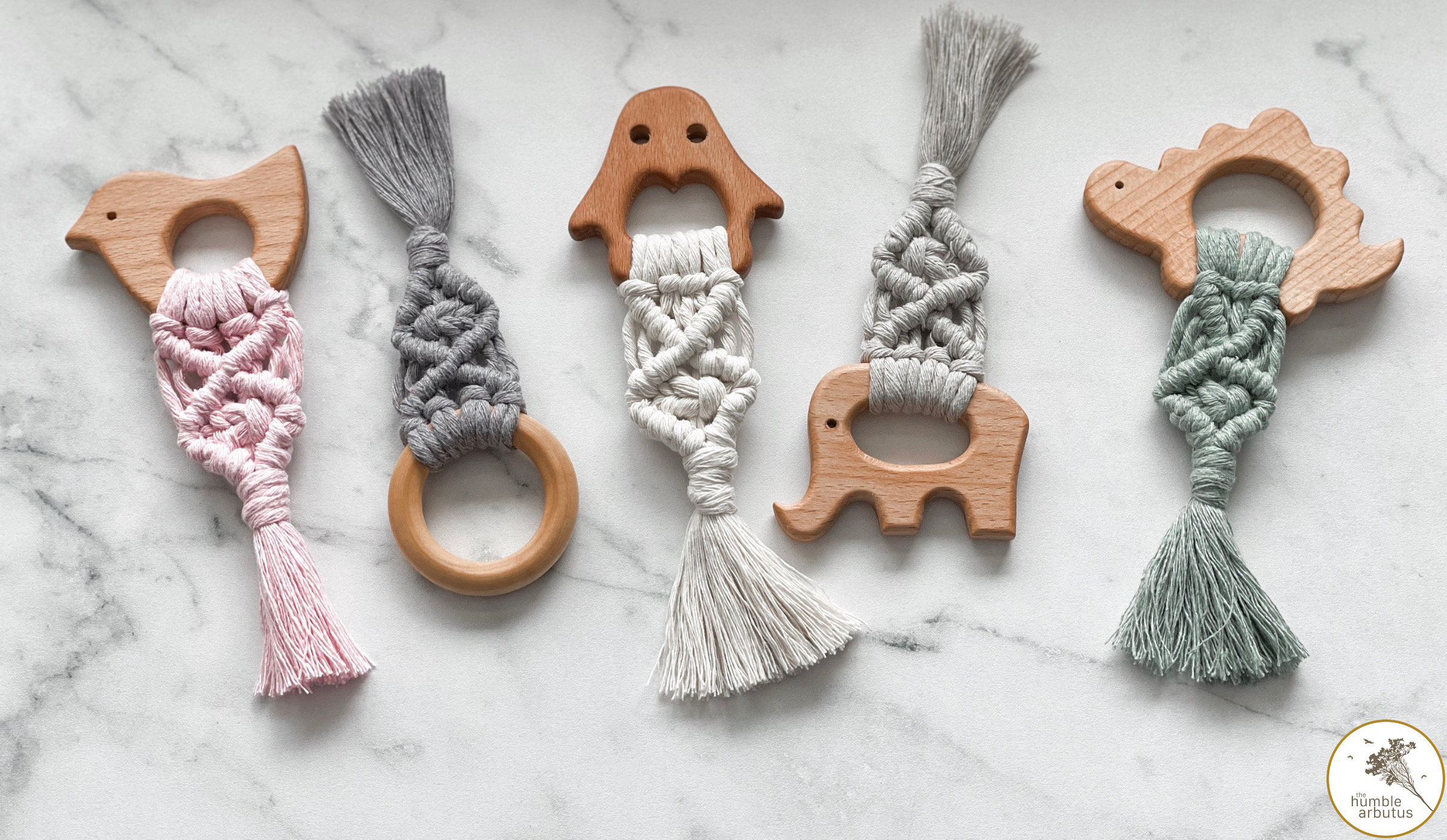 Sensory Wooden Animal Teether Toy, Boho Teething Toy, Organic Baby Toy ...