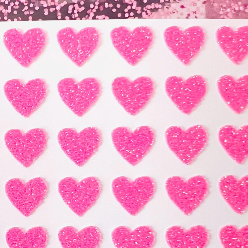 Pink Glitter Heart - Etsy