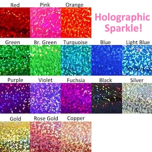 Holographic Sparkle Sprinkle Stickers! - 0.4 to 5 Inch - Choose a Size ...