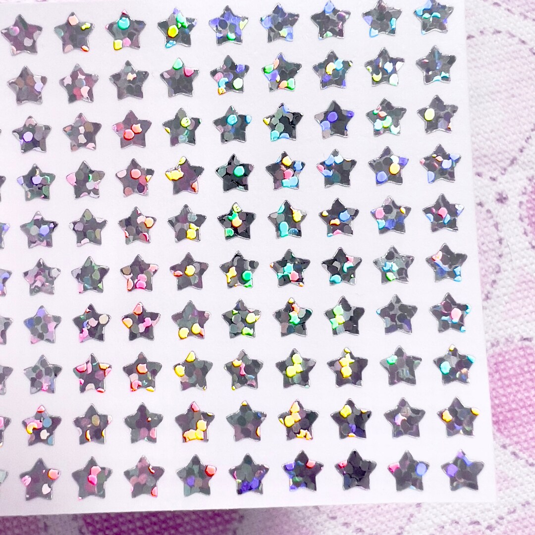 0.2 Inch Tiny Star Stickers - 5mm Micro Stickers - Scrapbooks Gifts ...