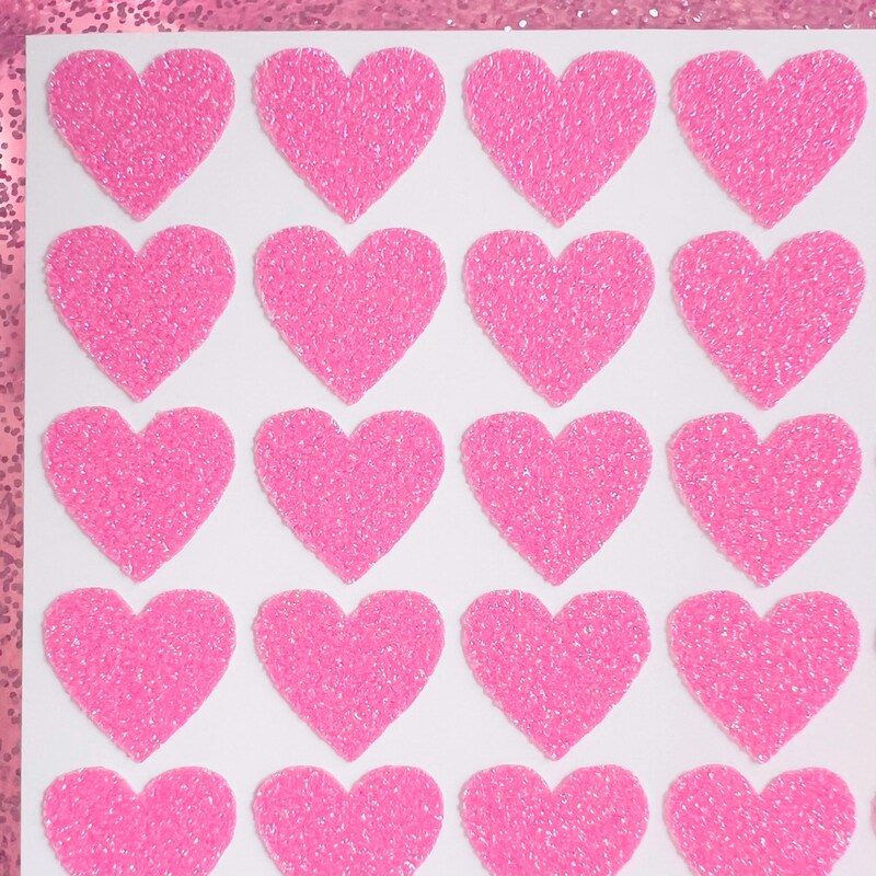 Pink Glitter Heart - Etsy
