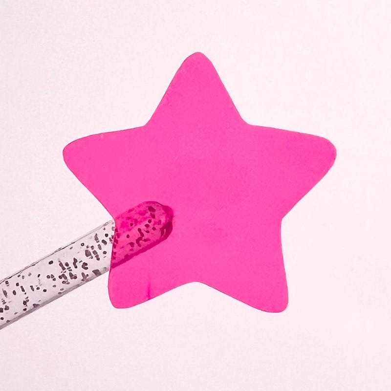 Fluorescent Star Stickers - Etsy