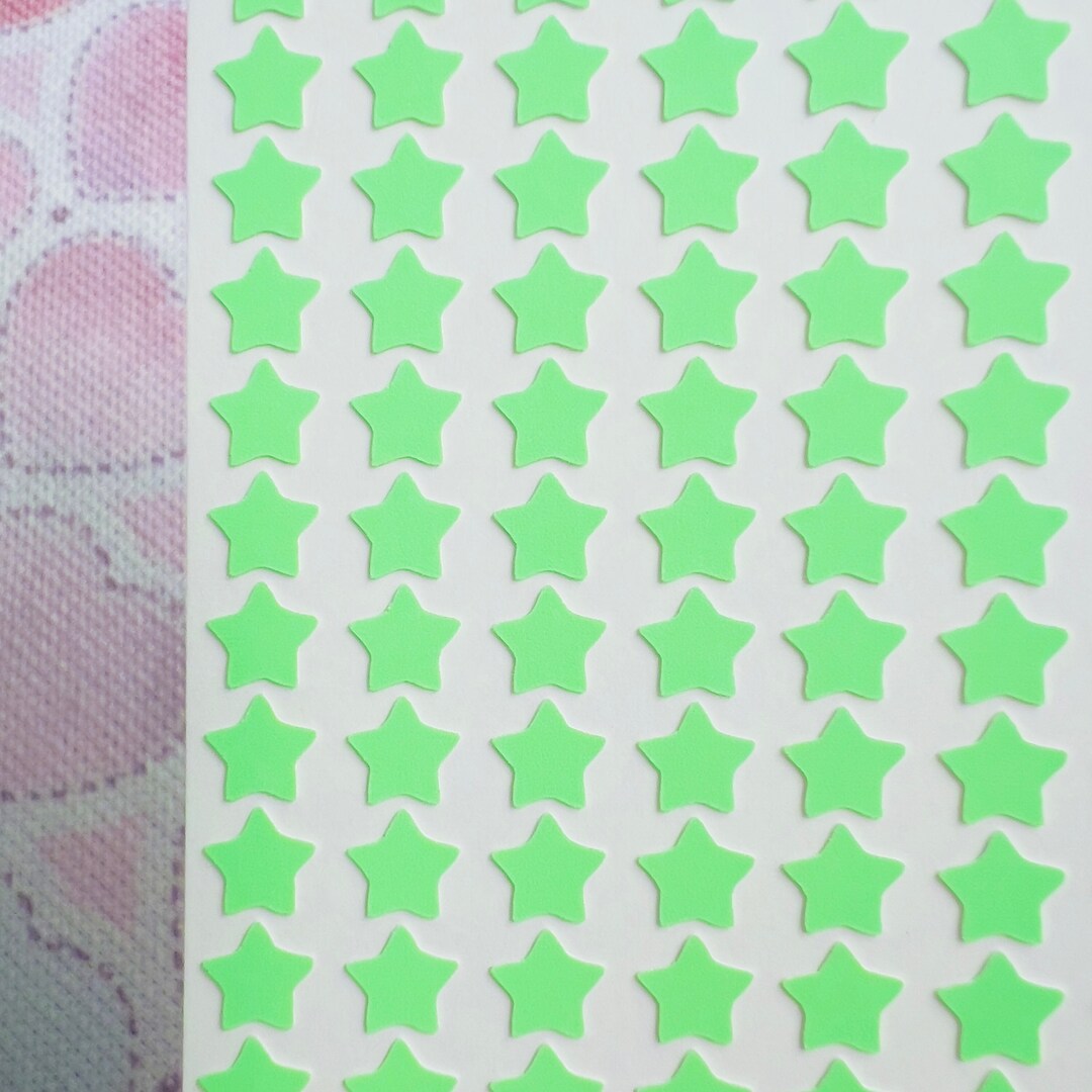 Glow in the Dark Star Stickers! - 0.25 to 3 Inch - Green or Blue ...