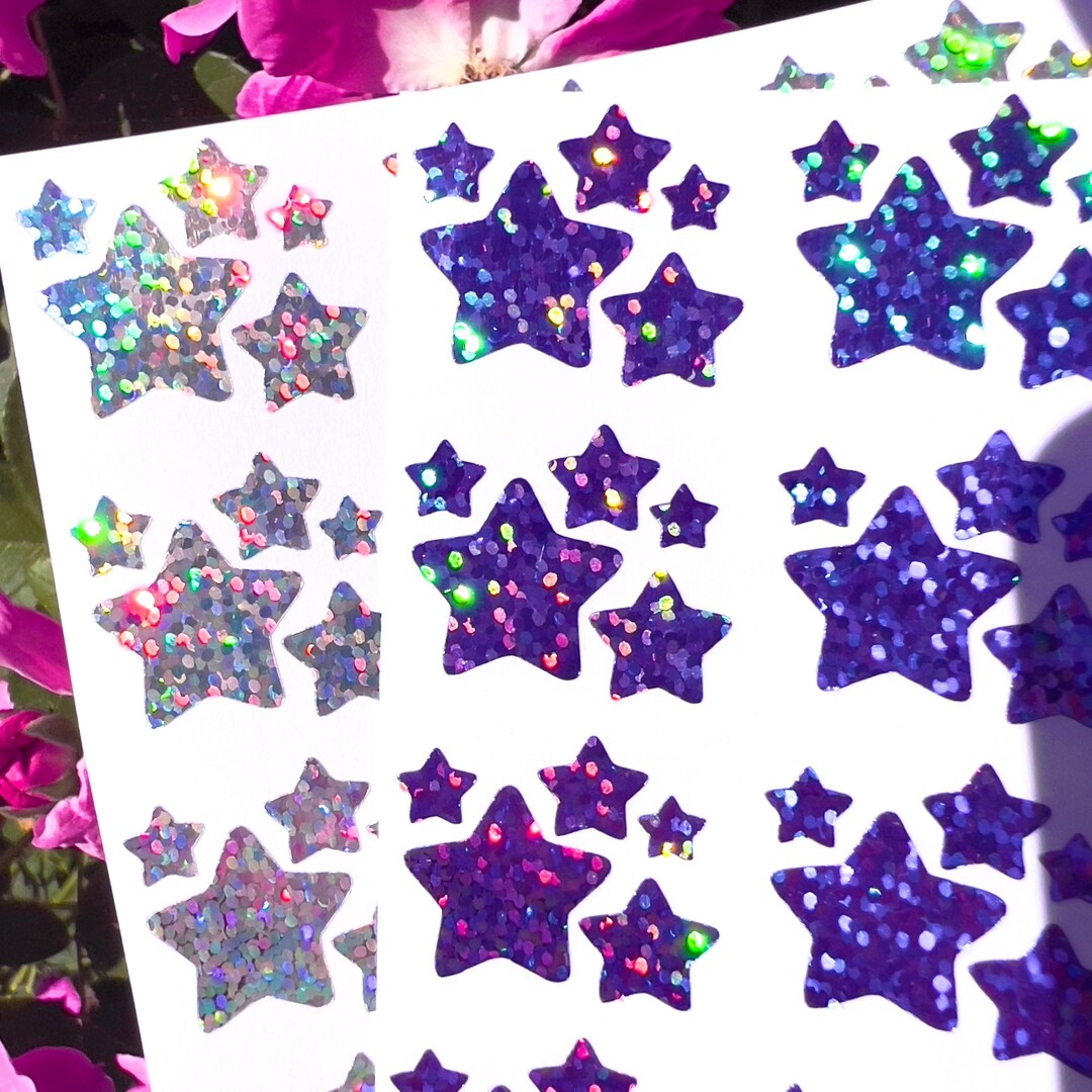 Star Sticker Sheet! - 0.25 to 0.75 Inch - Choose a Color! - Etsy