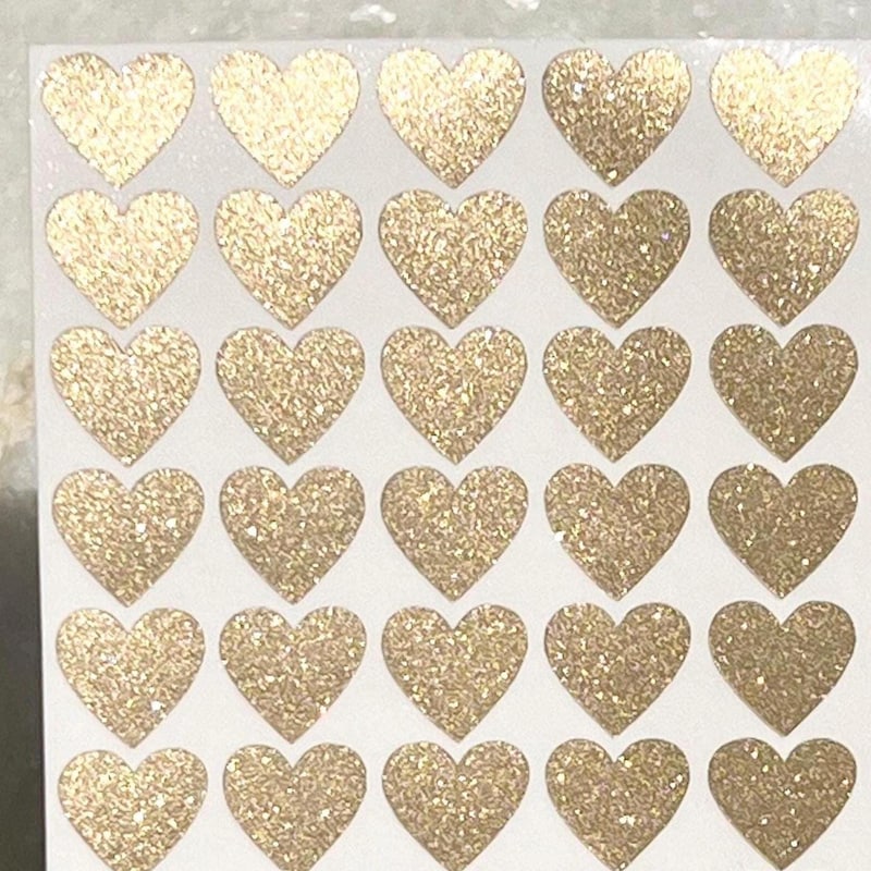 Heart Stickers - Etsy