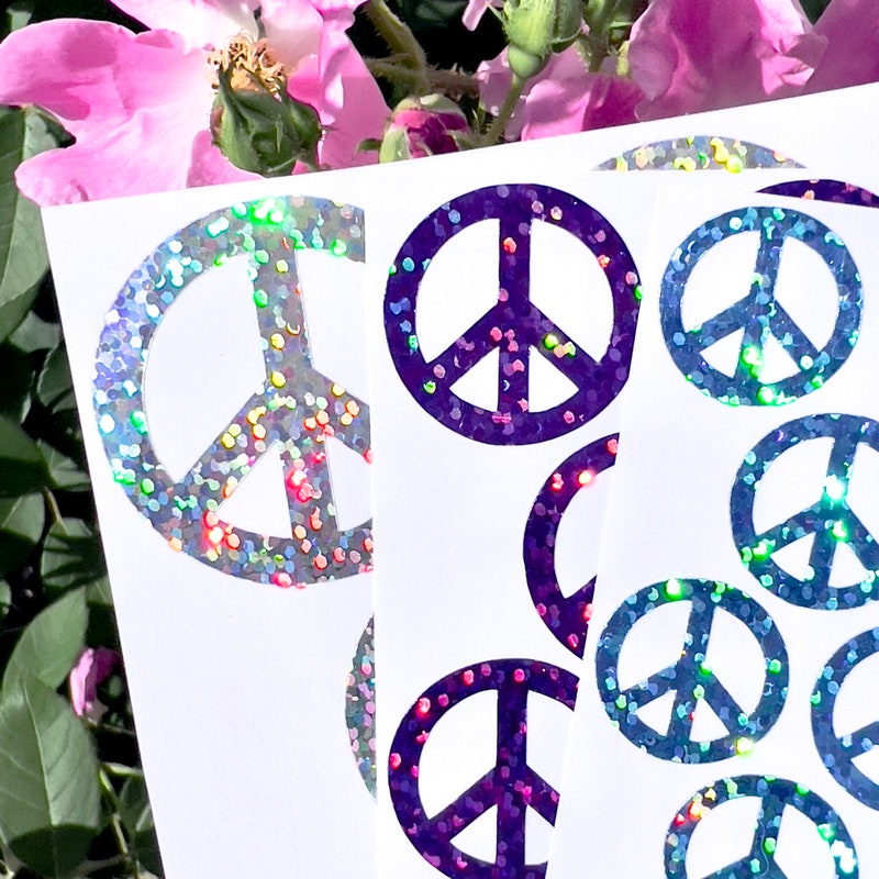 Peace Sign Decal - Etsy