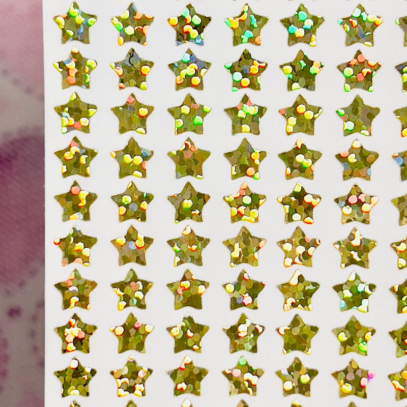 Custom Gold Star Stickers - Etsy