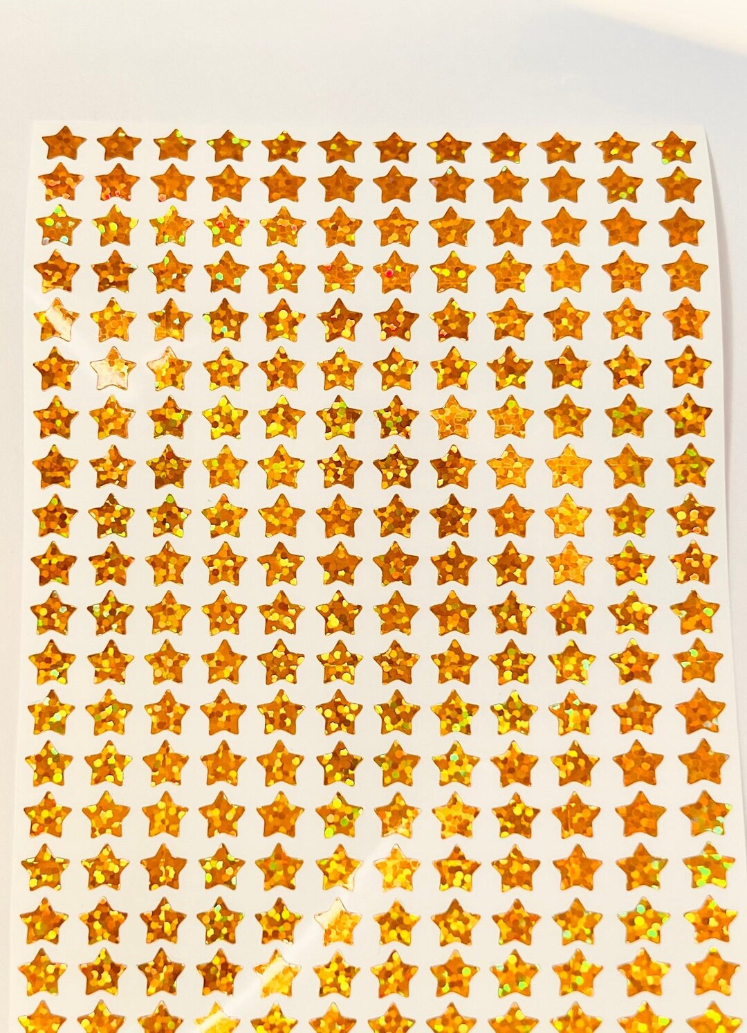 Honey Gold Sparkle Star Stickers Tiny 0.25 Inch 264 Stickers ...