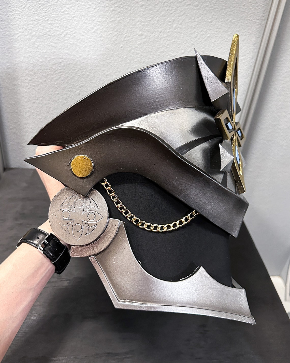 Capitano Cosplay Helmet Foam Patterns genshin Impact - Etsy