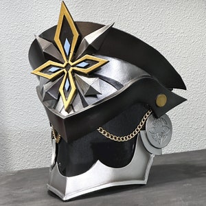Capitano Cosplay Helmet Foam Patterns genshin Impact - Etsy