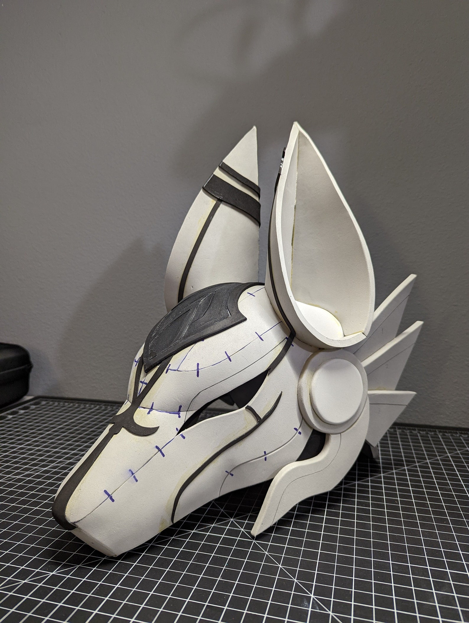 Cyno Burst Cosplay Helmet - Foam Patterns (genshin Impact) - Etsy Australia