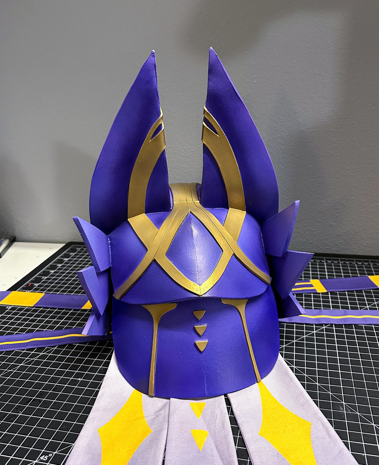 Cyno Burst Cosplay Helmet Foam Patterns genshin Impact - Etsy