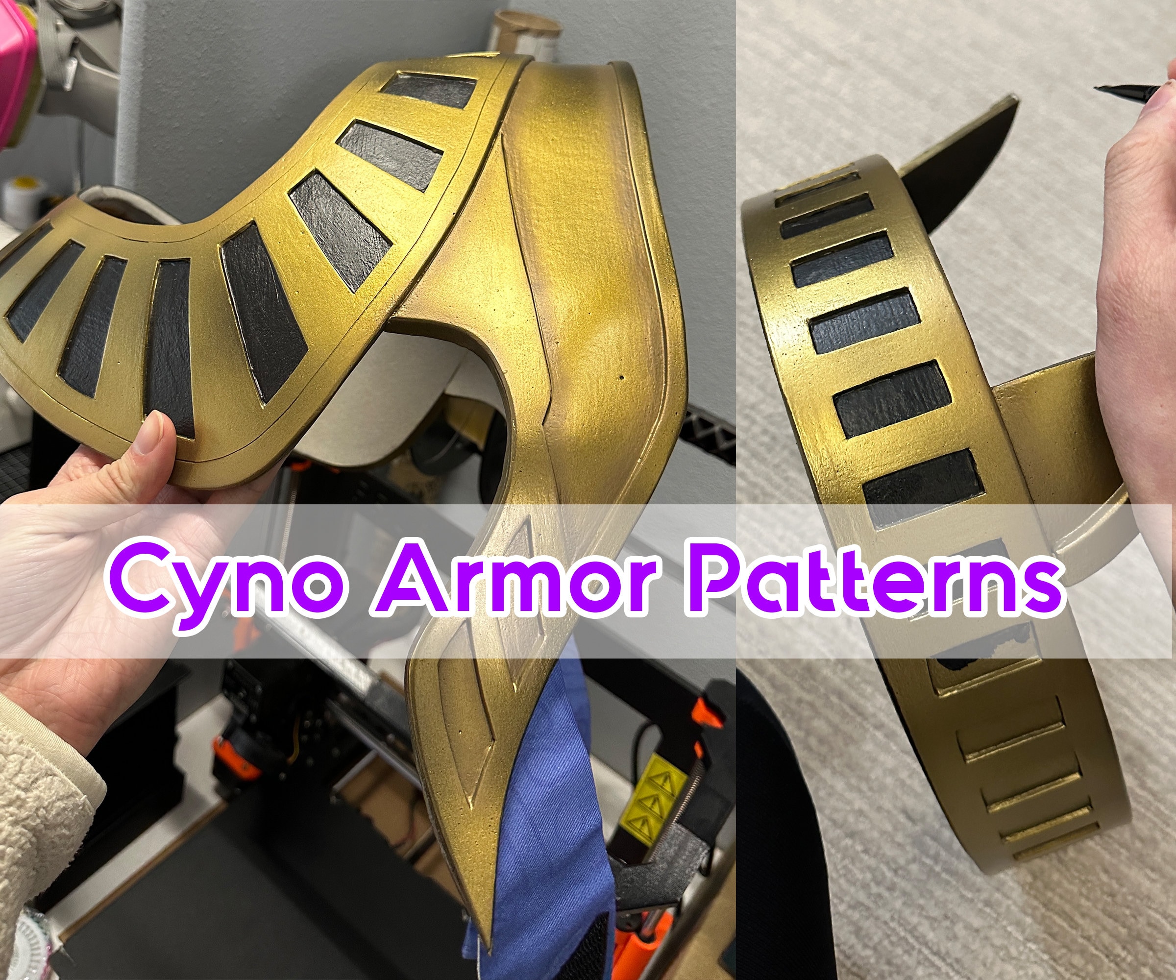 Cyno Cosplay Armor - Foam Patterns (genshin Impact) - Etsy