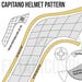 Capitano Cosplay Helmet - Foam Patterns (genshin Impact) - Etsy