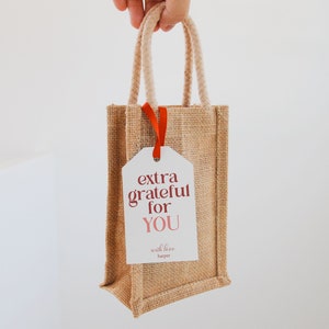 Editable Appreciation Gift Tag, Printable Thank You (digital Download ...