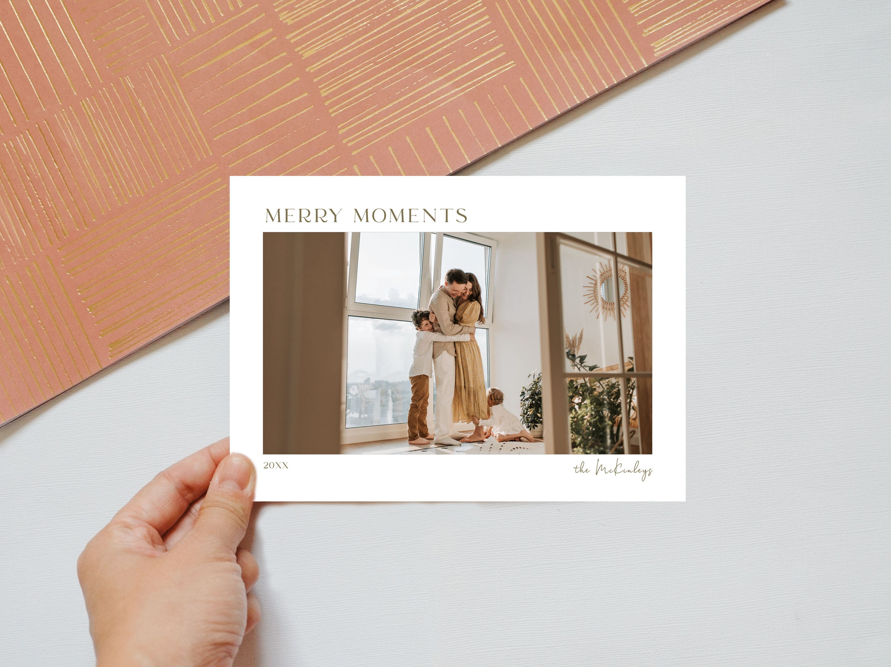 Editable 5x7 Christmas Card Printable Personalized Holiday - Etsy